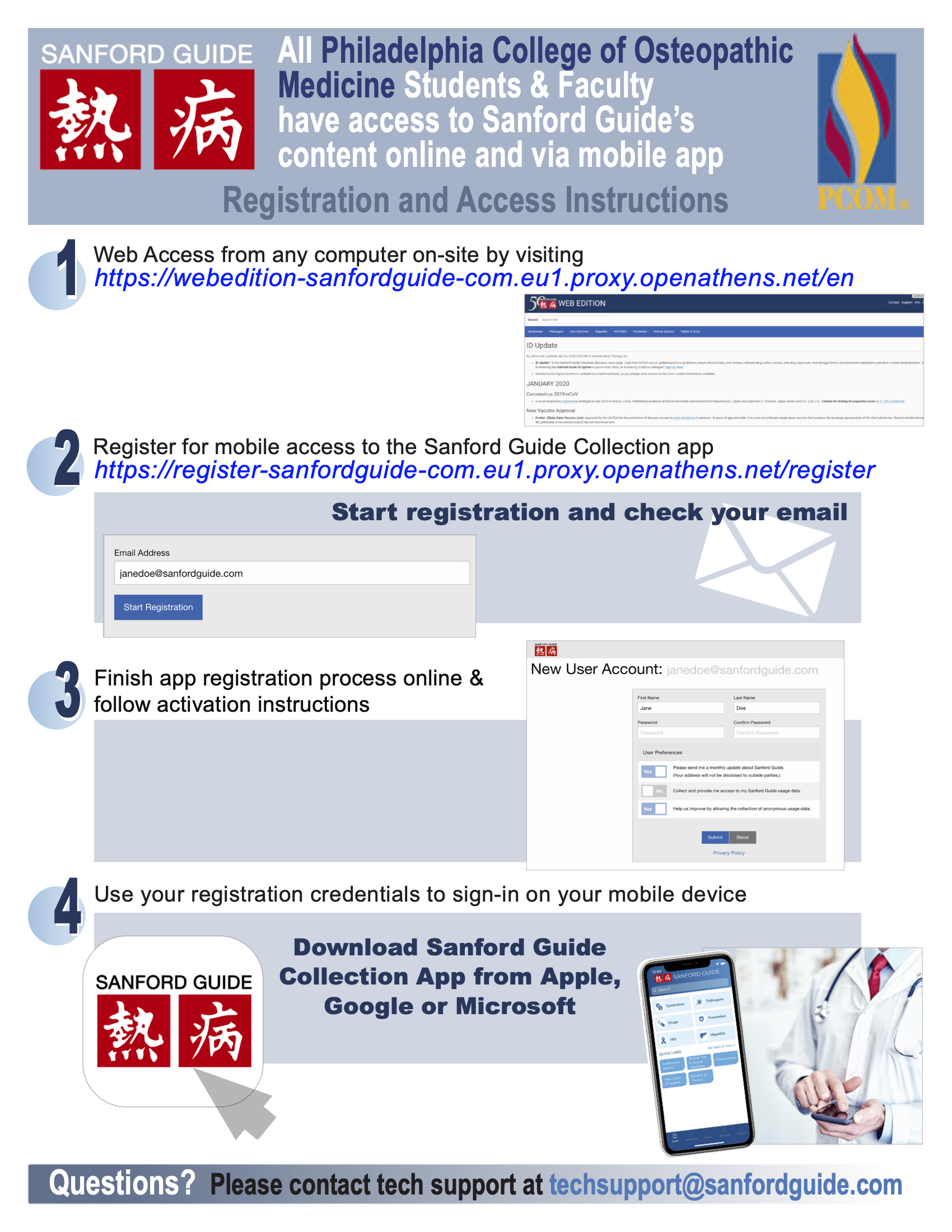 Sanford Guide Mobile App | PCOM Library